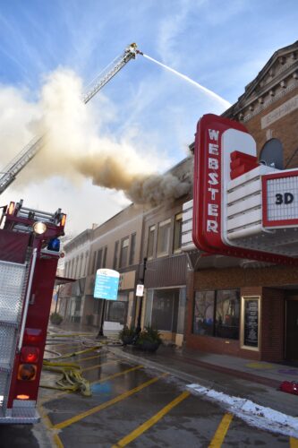 Major blaze erupts in downtown Webster City | News, Sports, Jobs ...